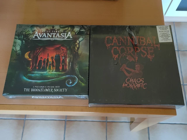 CANNIBAL CORPSE CHAOS Horrific Deluxe Box + Avantasia The Moonflower ...
