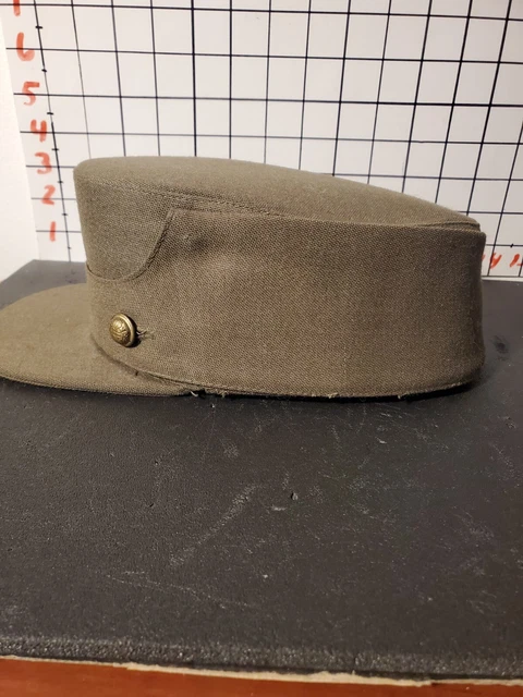 ARMY SPANISH MILITARY WWII Era Field Garrison Cap Hat M.Valle Talla 54 ...