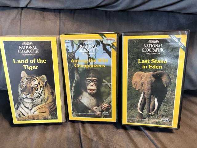 NATIONAL GEOGRAPHIC X3 bundle VHS Video Tape £14.99 - PicClick UK
