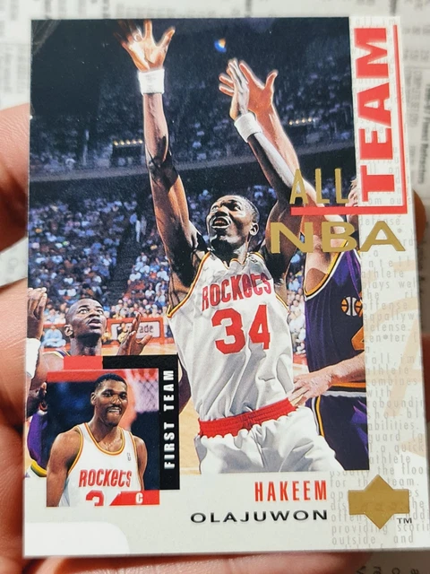1994-95 UPPER DECK All-NBA Team Latrell Hakeem Olajuwon $1.95 - PicClick AU