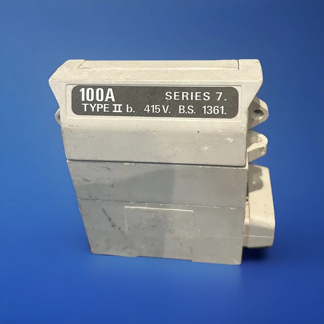 WT HENLEY 100A Series 7 Type 2b 415V BS 1361 - Fuse Carrier £19.99 ...