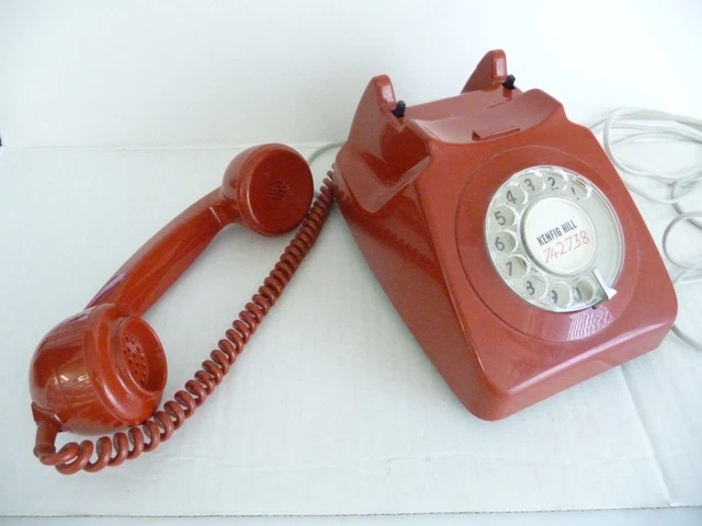 VINTAGE ROTARY GPO style wheel dial home phone; Batphone commisier ...
