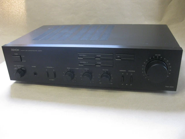DENON PMA - 300V Amplifier ~ With Phono Input (MM & MC) ~ Black ...