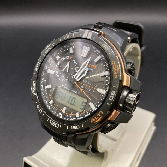 CASIO PROTREK TOUGH Solar Watch PRM-6000Y £170.61 - PicClick UK