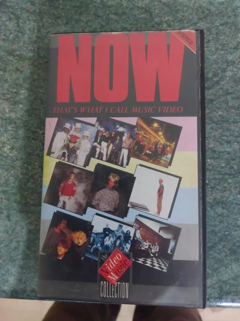 NOW THAT'S WHAT i call music 1 VHS VIDEO. RARE ICONIC FIRST MUSIC VIDEO ...