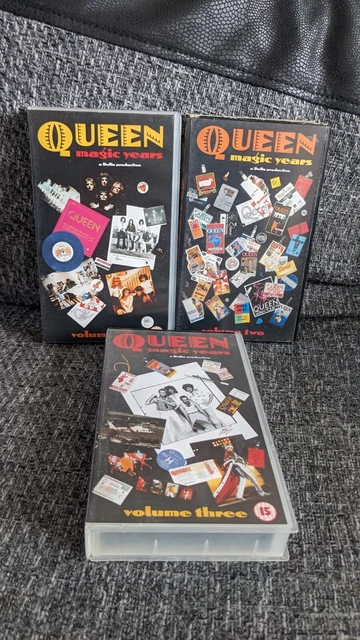 QUEEN MAGIC YEARS VHS Tapes 1,2,3 Freddie Mercury £18.00 - PicClick UK