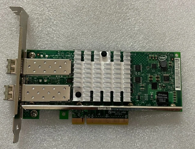 INTEL X520-DA2 DUAL Port 10Gbps SFP Ethernet Server Network Adapter ...