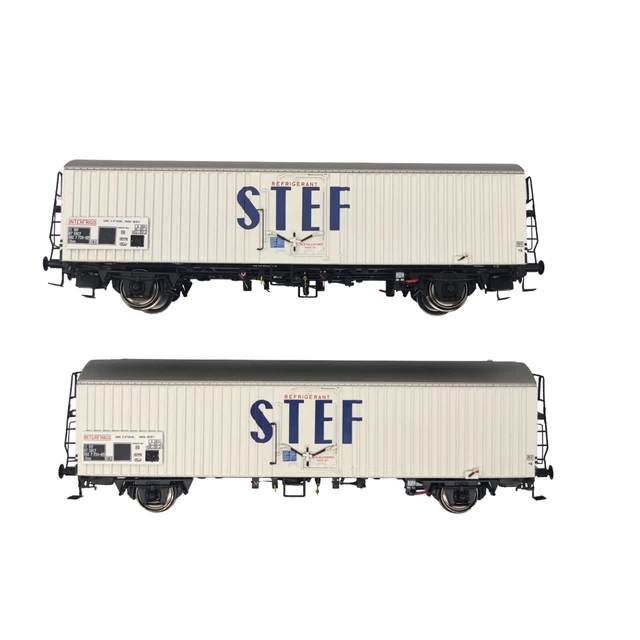 LS MODELS HO 30 236 coffret de 2 wagons réfrigérants STEF SNCF EUR 80 ...