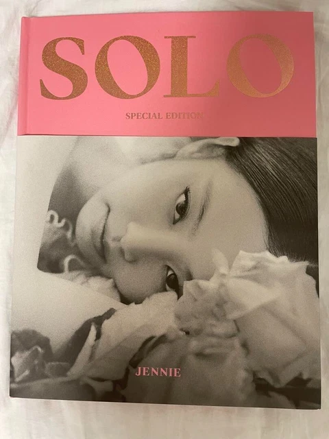 BLACKPINK JENNIE SOLO Special Edition 1st Photobook Sticker Photocard ...