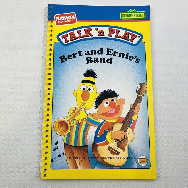 SESAME STREET BERT and Ernie's Band Book Only Talk 'n Play System No ...