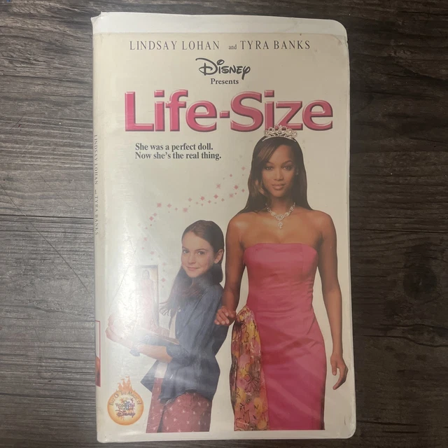 LIFE-SIZE (VHS, 2000) TESTED Lindsay Lohan Tyra Banks Disney ABC $18.99 ...