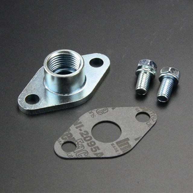 TOYOTA 1JZ 2JZ Turbo Oil Drain Engine / Block side Flange Female 1/2PT ...