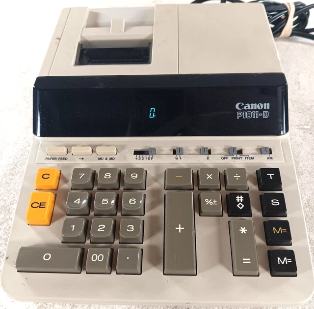 CANON P1011-D CALCULATOR Vintage £55.21 - PicClick UK