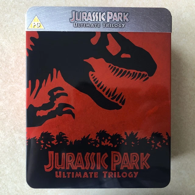 JURASSIC PARK: ULTIMATE Trilogy Blu-ray Limited Edition Collector's Tin ...