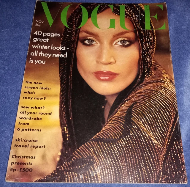 VOGUE MAGAZINE 1975 November Jerry Hall £24.00 - PicClick UK