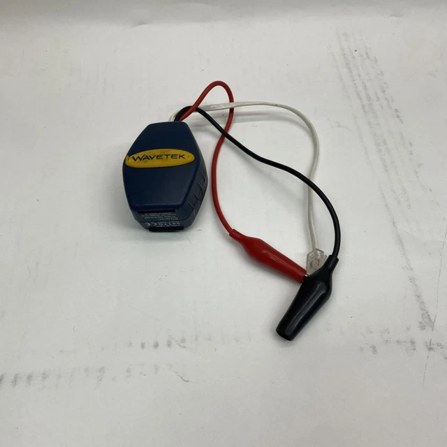 TELECOM TONE GENERATOR Line Tracer Cable RJ11 Alligator Clips Wavetek ...