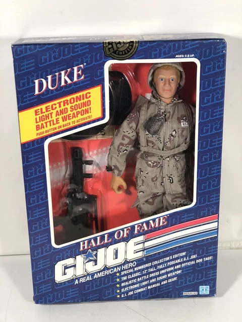 FIGURINE D'ACTION DUKE 12 Pouces Édition Collectors GI JOE Hall Of Fame ...