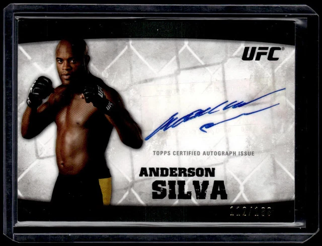 2010 TOPPS UFC Knockout Anderson Silva 112/188 Autografo EUR 5,53 ...