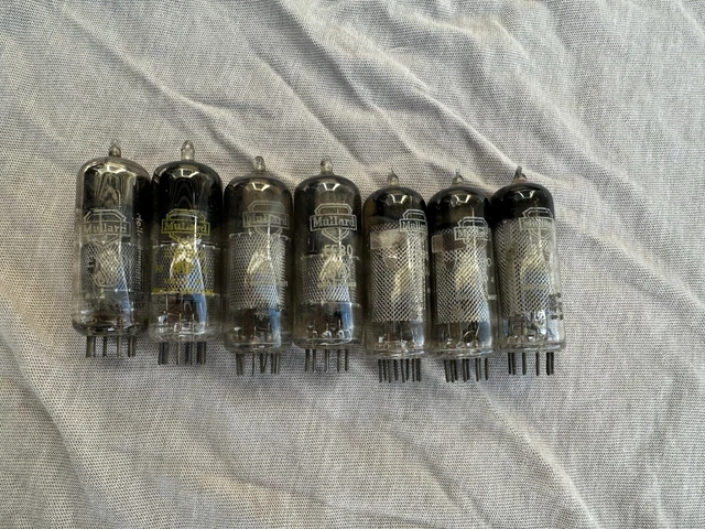MULLARD EF80 VALVES 7 joblot 7 Vacuum Tubes £15.00 - PicClick UK