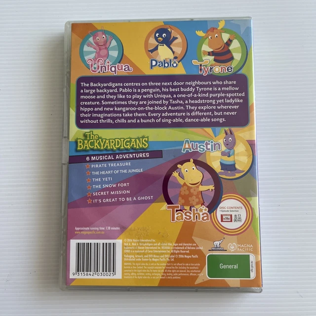 BACKYARDIGANS VOLUME 1 DVD Region 4 Free Post 6 Musical Adventures $14. ...