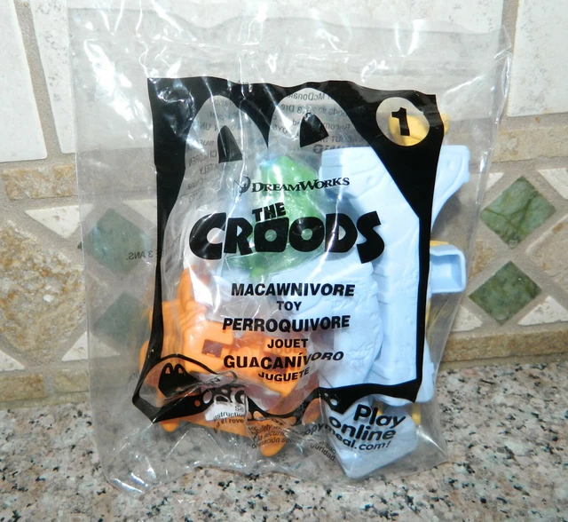 JOUET HAPPY MEAL MACAWNIVORE McDonald's THE CROODS 2013 MACAWNIVORE ...