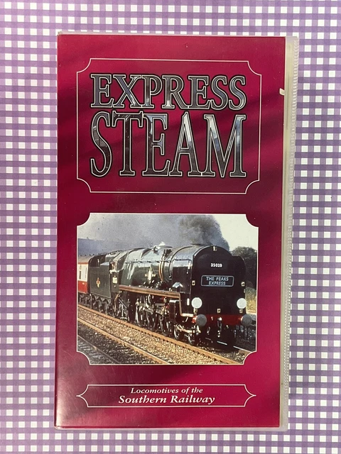 VINTAGE VHS VIDEO Tape ~ Express Steam - Locomotives Of The G.W.R. VHS ...