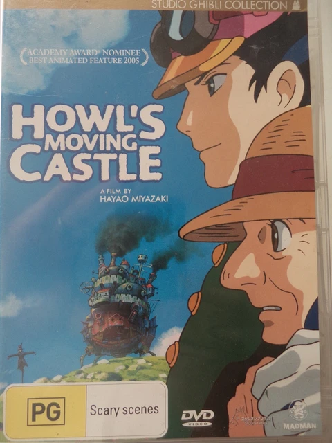 HOWL'S MOVING CASTLE DVD Hayao Miyazaki Studio Ghibli / Madman ...