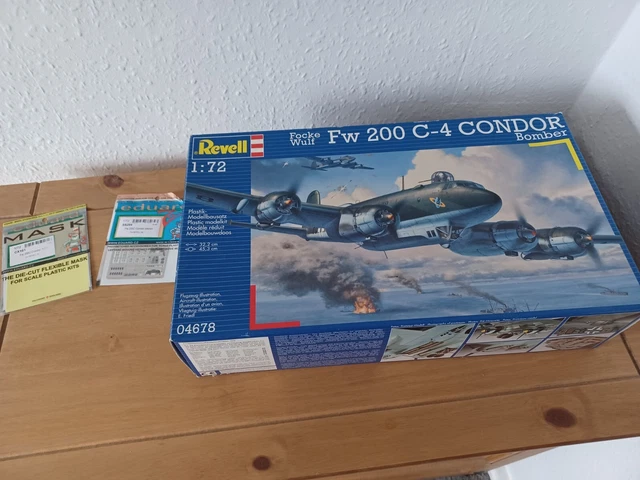 REVELL 1:72 FOCKE-WULF FW-200 C-4 CONDOR Bomber Model Kit 04678 *SEALED ...