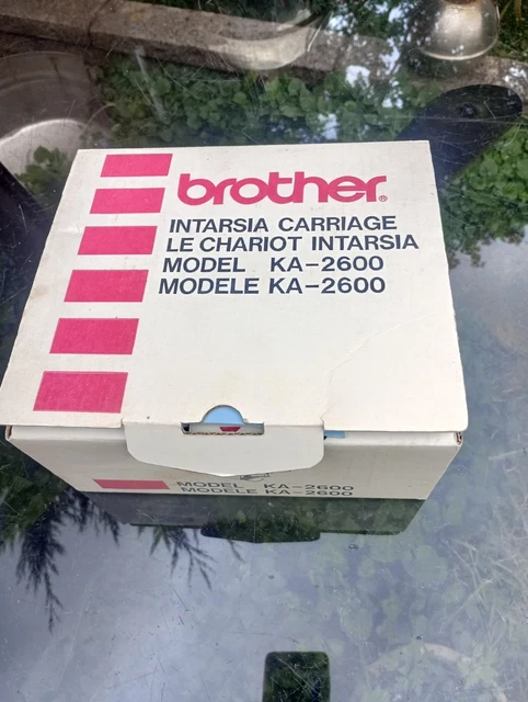 BROTHER KA 2600 intarsia carriage with instructions and tools good ...