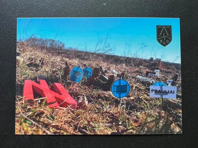 POSTA DA CAMPO, esercito tedesco, mappa, Rukla, eFP BG LTU 6420 b, 2021 ...