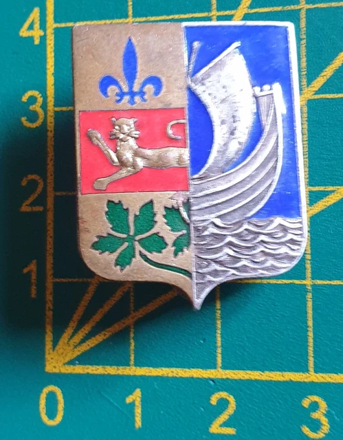 INSIGNE MARINE CONTRE torpilleur VAUQUELIN AUGIS Lyon EUR 10,00 ...