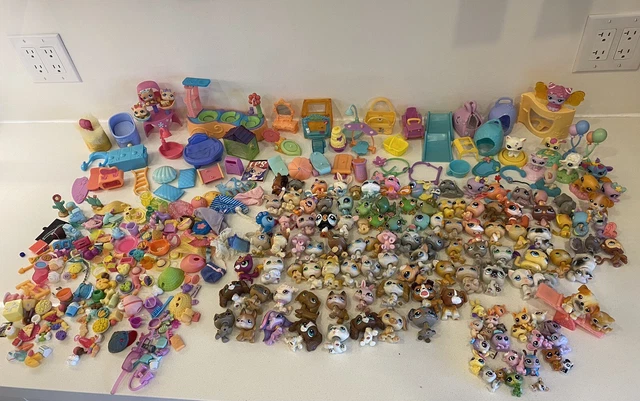 *HUGE LOT 350+ Littlest Pet Shop LPS (125+ Pets & 240+ Accessories ...
