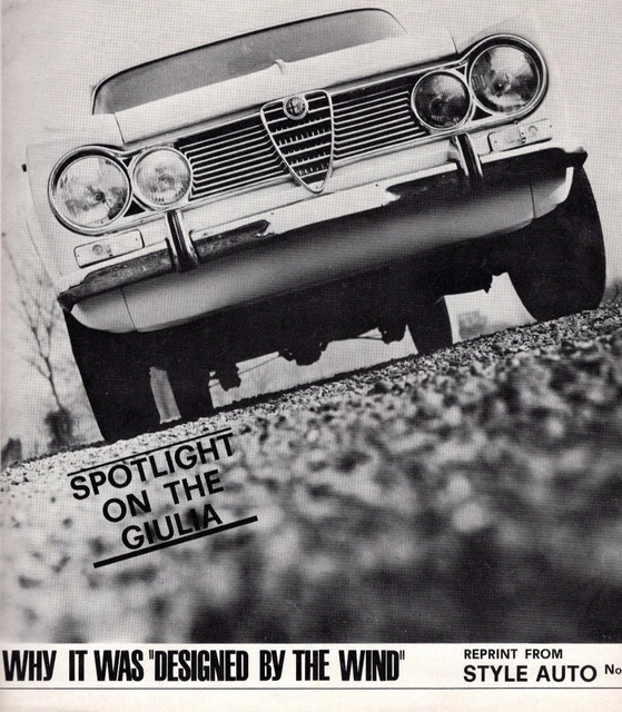 RARE ALFA ROMEO Guilia 1966 guide + history of the marque 1910 - 1963 £ ...