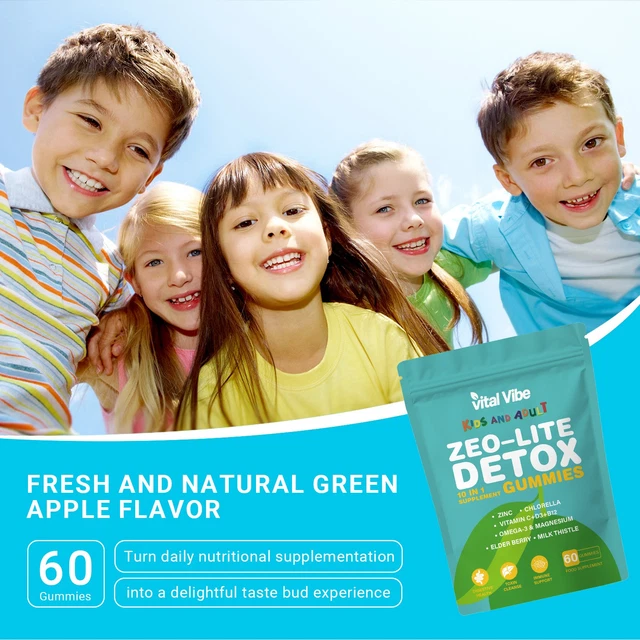 ZEOLITE GUMMIES FOR Cleansing & Immune Support - 10-in-1 Formula, 60 ...