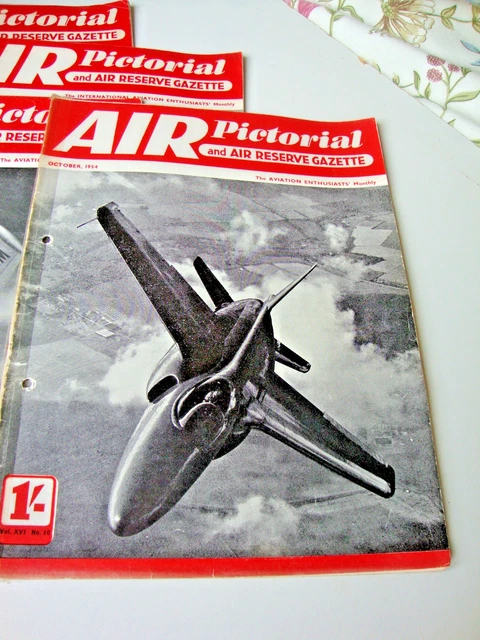 AIR PICTORIAL MAGAZINE 1950;s 6 Issues - All Included In 1 Listing £2. ...