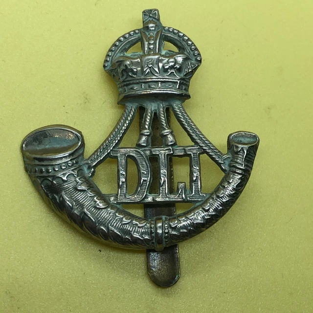 ORIGINAL WW1/WW2 BRITISH Army Cap Badge - Durham Light Infantry DLI £12 ...