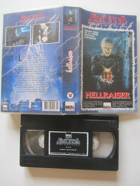 HELLRAISER DE CLIVE Barker avec Andrew Robinson, VHS, Horreur, RARE ...