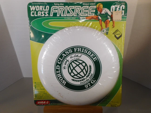 VINTAGE FRISBEE - WHAM-O WORLD CLASS FLYING DISC -97g - SEALED NEW ...