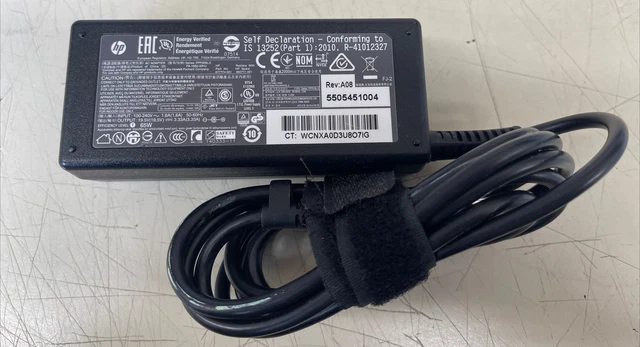 GENUINE HP 65W AC Power Adapter Model No: Part No: 677774-001 / 693711 ...