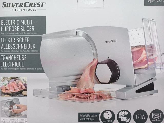SILVERCREST SAS 120 C1 All-Slicer 120W Electric Bread Slicer £54.21 ...