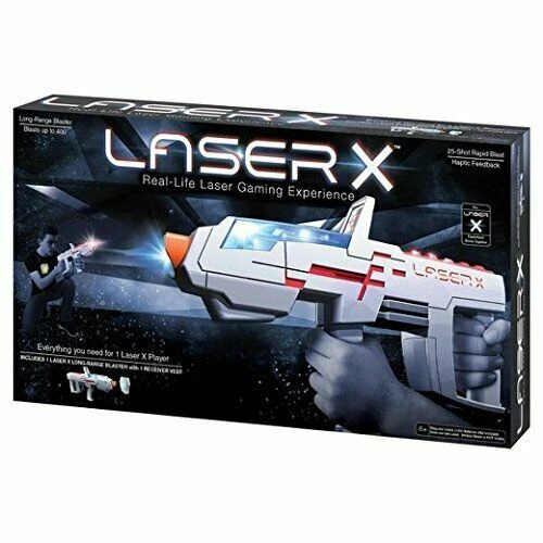 LASER X LONG Range Blaster Laser Gaming Set £19.95 - PicClick UK
