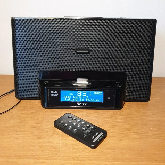SONY XDR-DS16IP DAB radio ipod 30 pin Audio Docking System FM & Remote ...