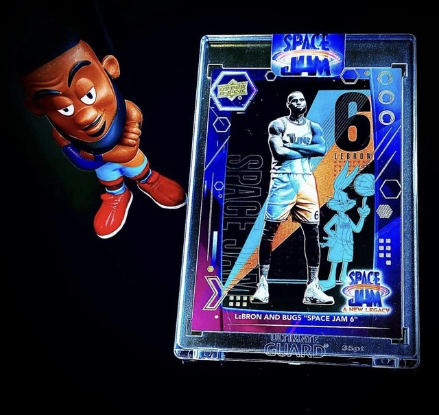 LEBRON JAMES SPACE Jam 2 Movie Upper Deck Trading Card & Figur Tune ...