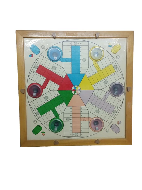 PARCHÍS AUTOMATICO VINTAGE Tablero Faltan Fichas 6 Jugadores 47x47 EUR ...