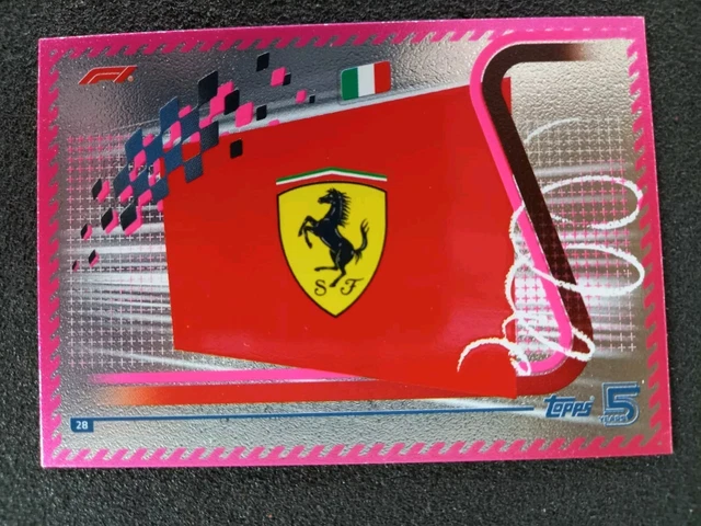 TOPPS F1 TURBO Attax 2024. Ferrari Team Logo Pink Parallel. #28 £2.00 ...