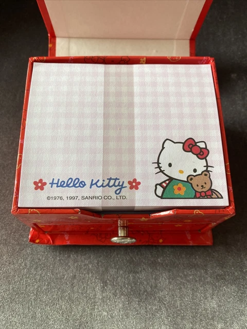 HELLO KITTY VINTAGE Notepad With Drawer. (1997) $190.00 - PicClick CA
