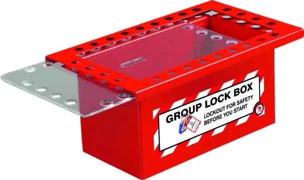 USS LOCKOUT TAGOUT Group Lock Box Red (26 Lock) EUR 167,57 - PicClick FR