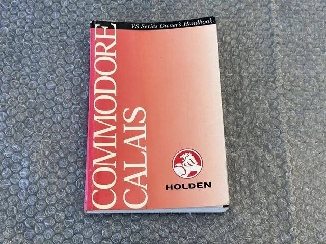 HOLDEN COMMODORE CALAIS VS Series Owners Handbook Manual May 1995 $99. ...
