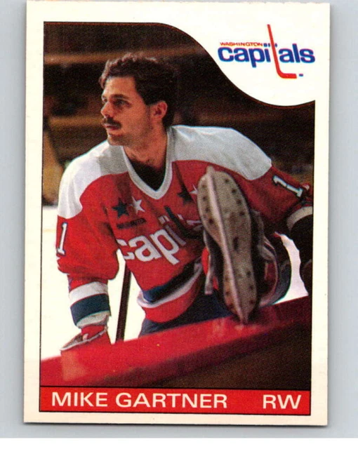 1985-86 O-PEE-CHEE #46 Mike Gartner Washington Capitals V56440 EUR 3,28 ...