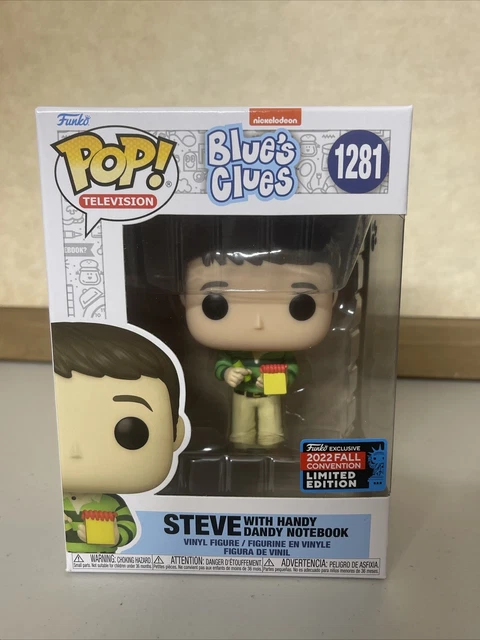 STEVE WITH HANDY Dandy Notebook #1281 - Blues Clues Funko Pop! TV [2022 ...